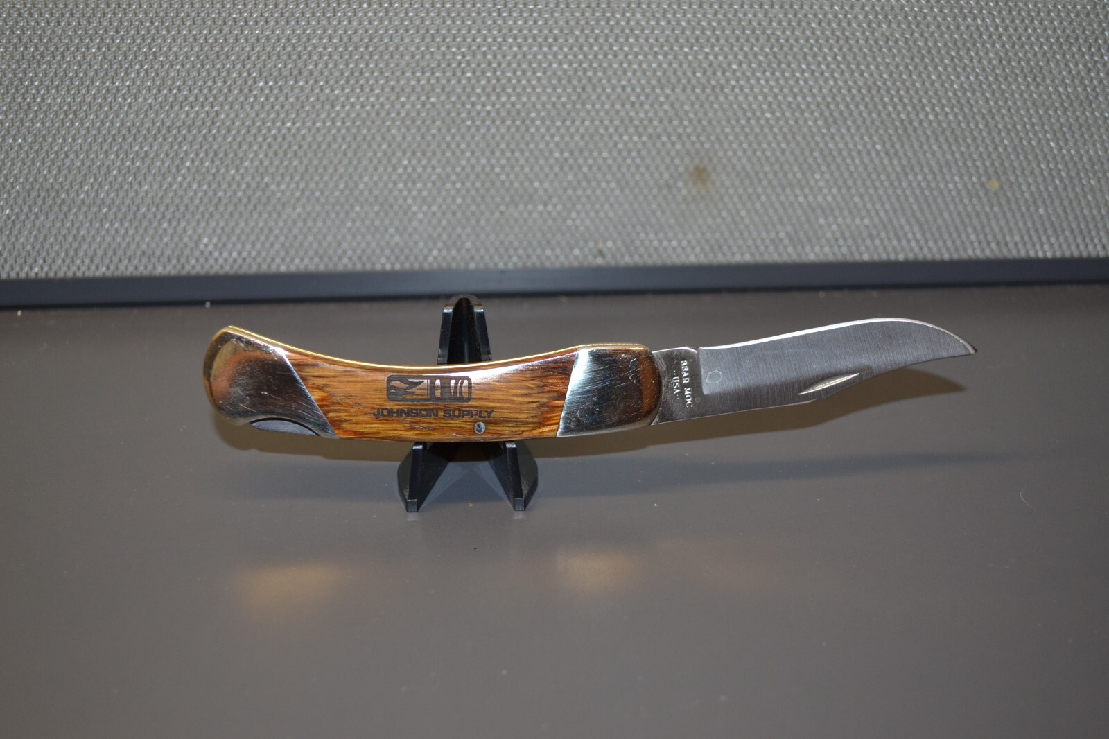 Bear MGC Cutlery Wood Handle Lockback Knife with Box and Keychain | eBay