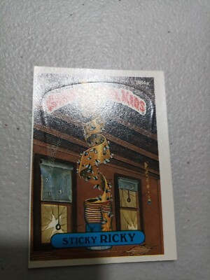 Vintage 1987 Sticky Ricky Garbage Pail Kids Topps Sticker Card #364a | eBay