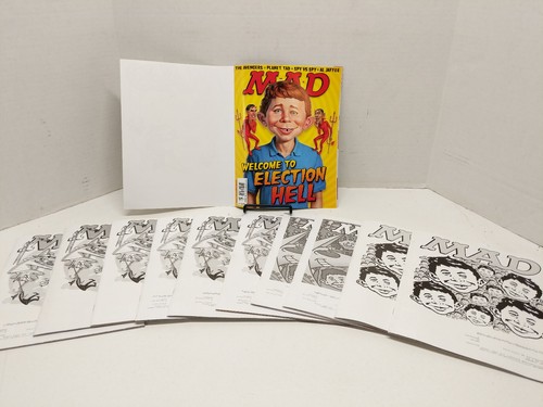Lot Of 11 Mad Magazine Spanning 2012-2015 w/ Subscription covers ...