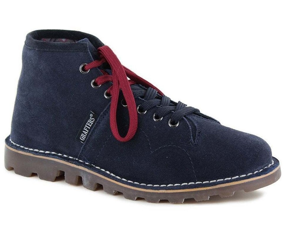 Mens Monkey Boots Mods Retro Grafters Original 1960s Leather Classic ...