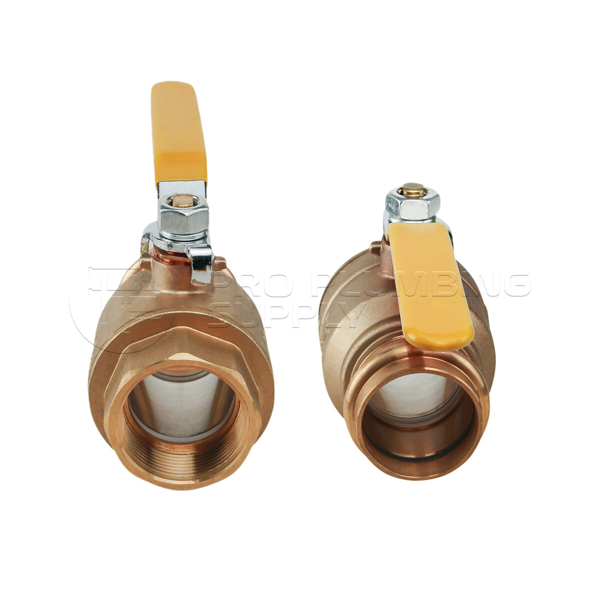 Midline Valve Premium Adapter Ball Valve, with Press x FIP Brass (Pack ...