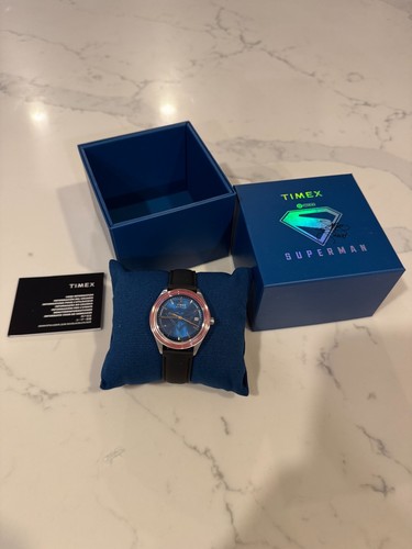 Timex x Superman Marlin Jet Automatic 38mm Limited Edition Watch #298/ ...