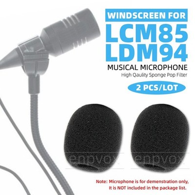 For SD Systems LCM85t LDM94w SDS Microphone Windscreen Sponge Foam Pop ...
