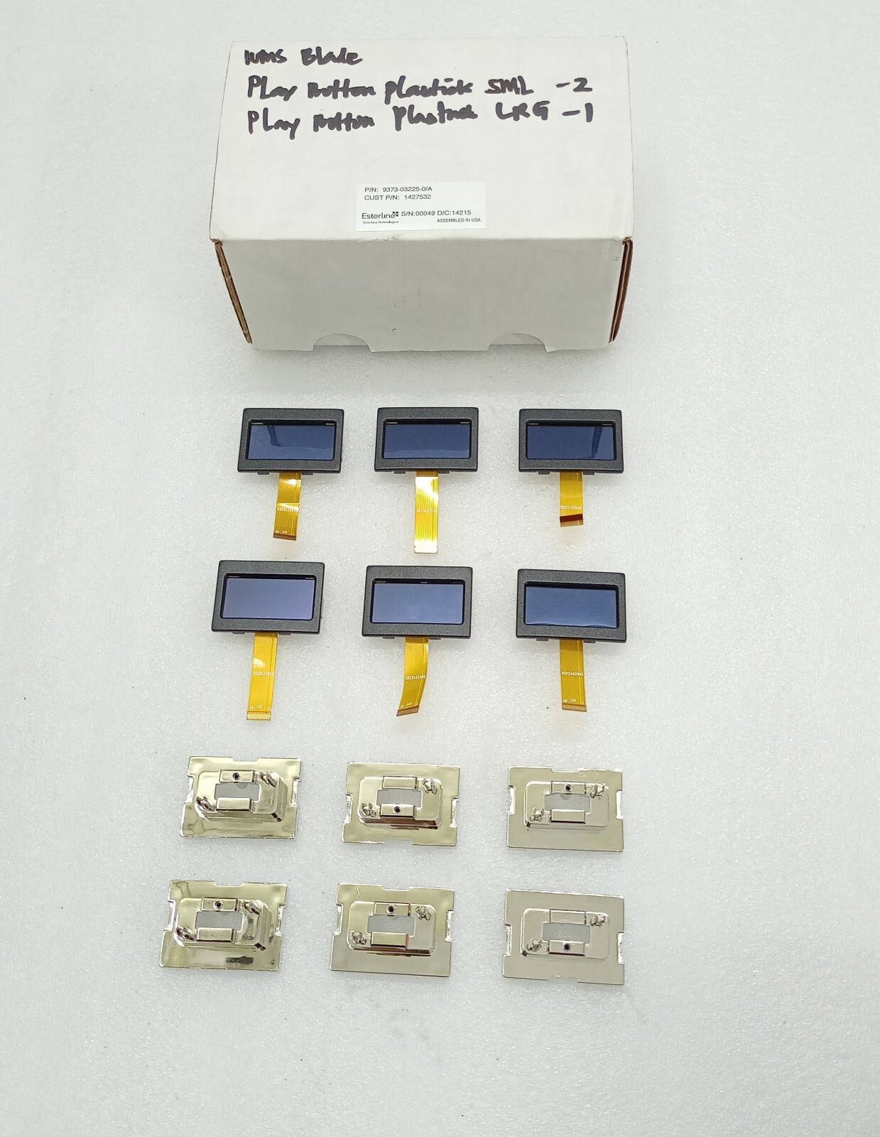 WMS LCD OLED KIT 9373-03225-00/1 - P/N 1427533 (Set of 6pc) | eBay
