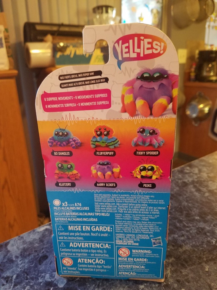 Yellies Harry Scoots Voice-Activated Spider Pet | eBay