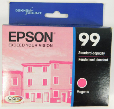 New Genuine Epson 99 Magenta Ink Cartridge T099320-S Sealed Box 7/2020 ...