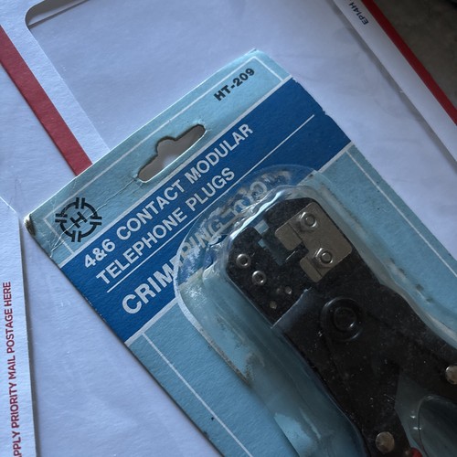 4 & 6 Contact Modular Telephone Plug Crimping Tool HT-209 NIP | eBay