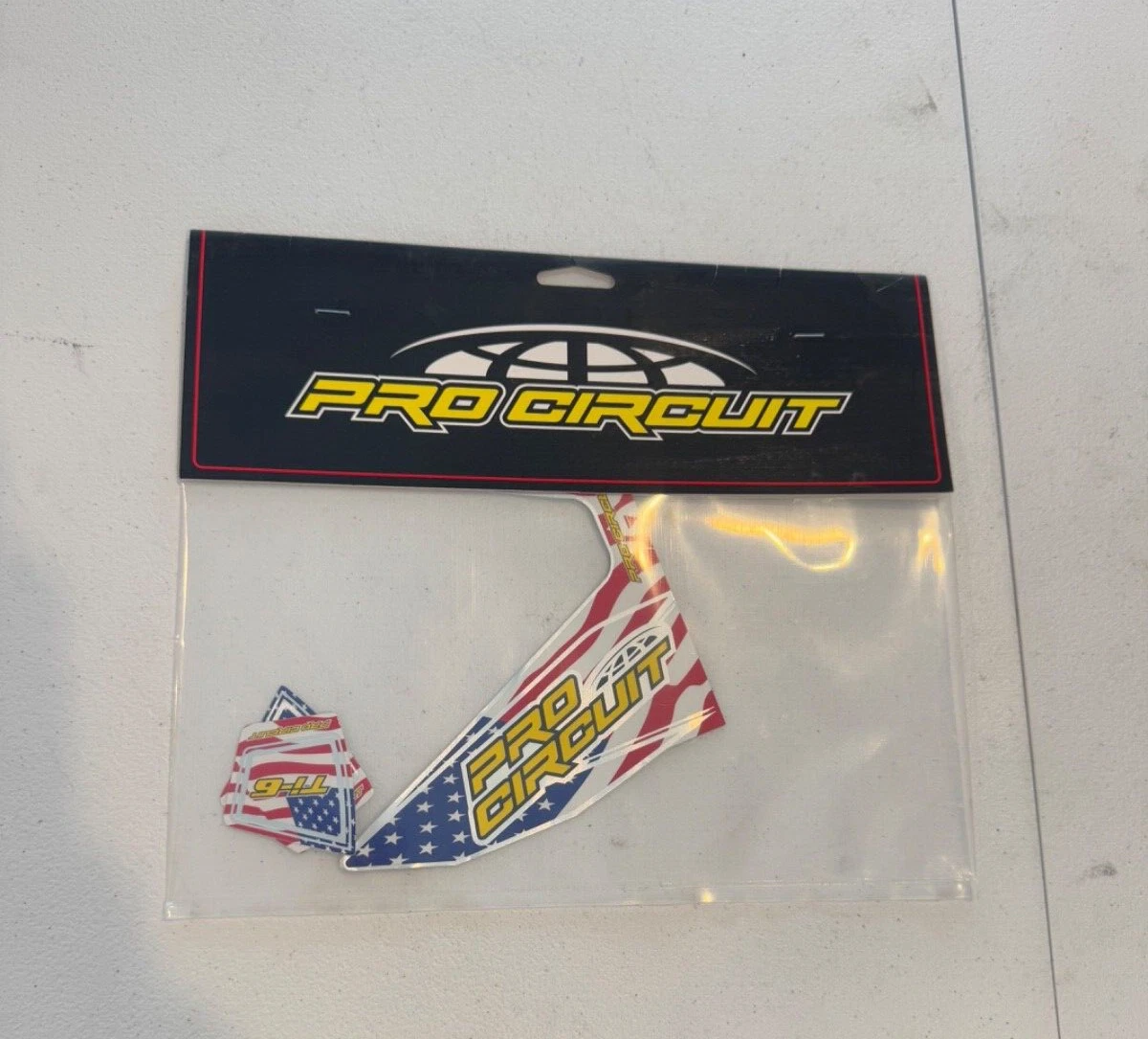 Pro Circuit Ti-6 USA decal kit DC22TI6-SS exhaust silencer sticker