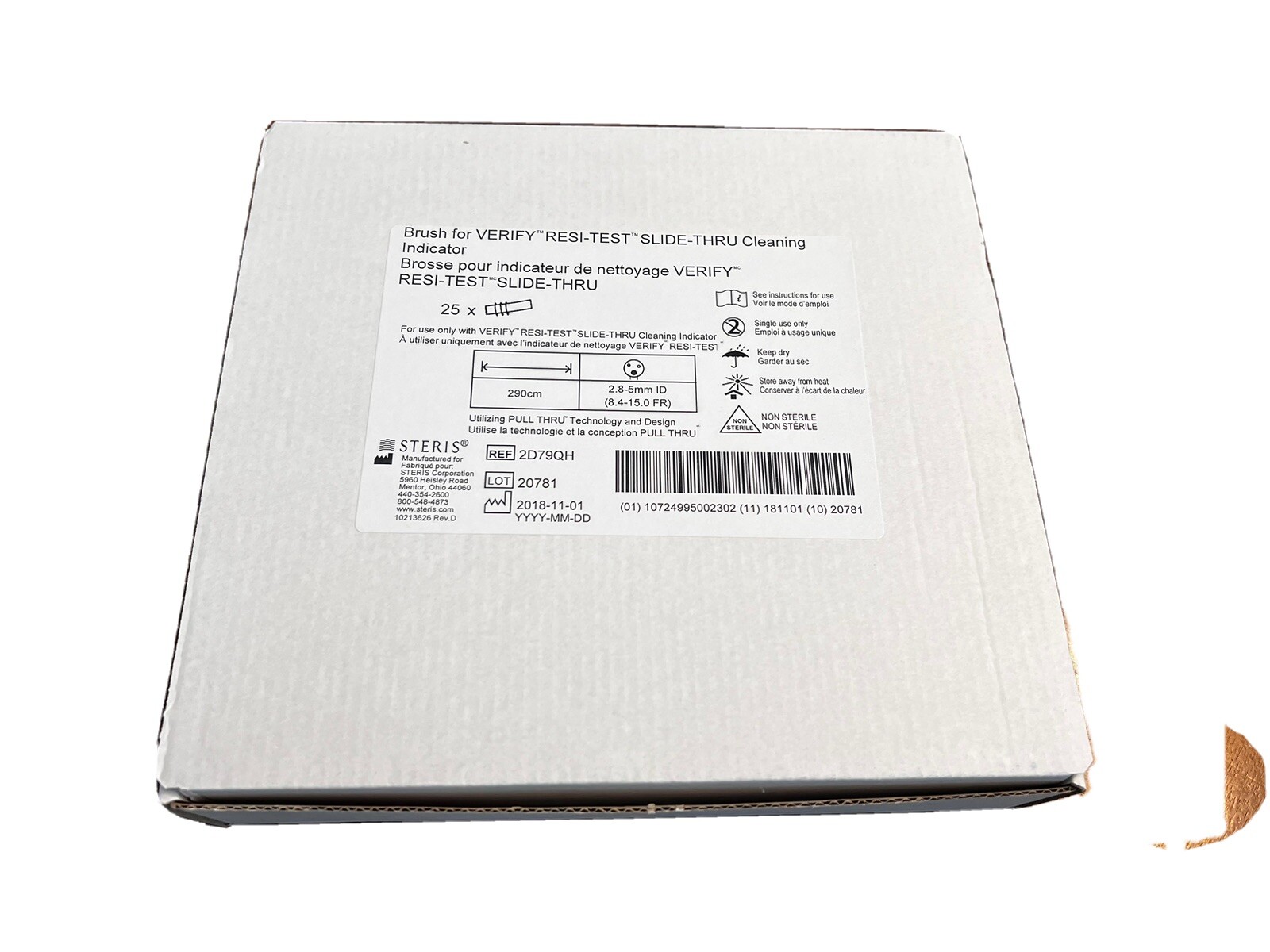 Steris VERIFY RESI-TEST Slide-Thru Cleaning Indicator (Qty 20) | eBay