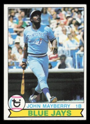 1976 Topps John Mayberry Baseball Card #380 Toronto Blue Jays | eBay