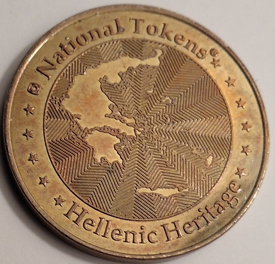 Greece,Greek Hellenic Heritage Coin , Token , "COLOSSUS OF RHODES ...