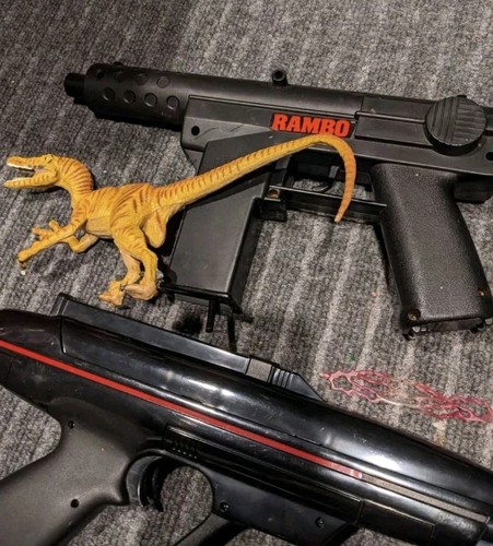 Vintage Toy Lot WWF GI Joe TMNT Rambo Lazer tag Aliens DBZ Power ...