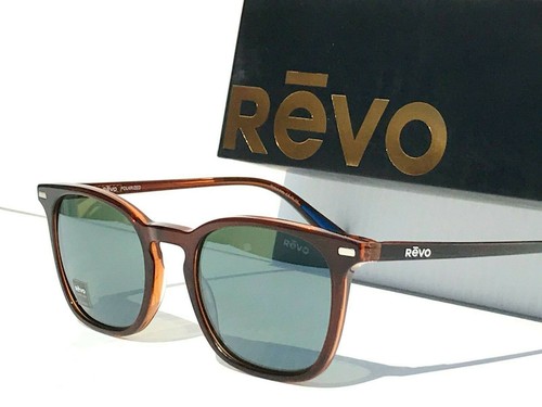 NEW Revo WATSON Brown Tortoise POLARIZED SG50 Glass Lens Sunglass 1129 ...