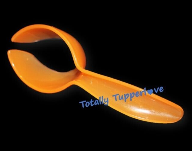 Tupperware Egg Scoop Gadget Lifter Dipper Spoon Kitchen Tool Orange | eBay
