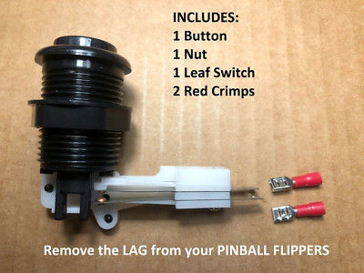 Atgames Legends Pinball LEAF SWITCH & PUSH BUTTON Replacement flippers ...