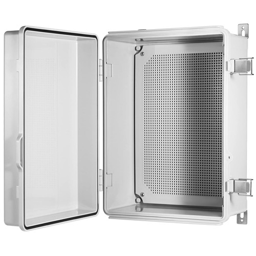 IP67 Waterproof ABS Junction Box with Hinged Cover & Lockable Design 16 ...