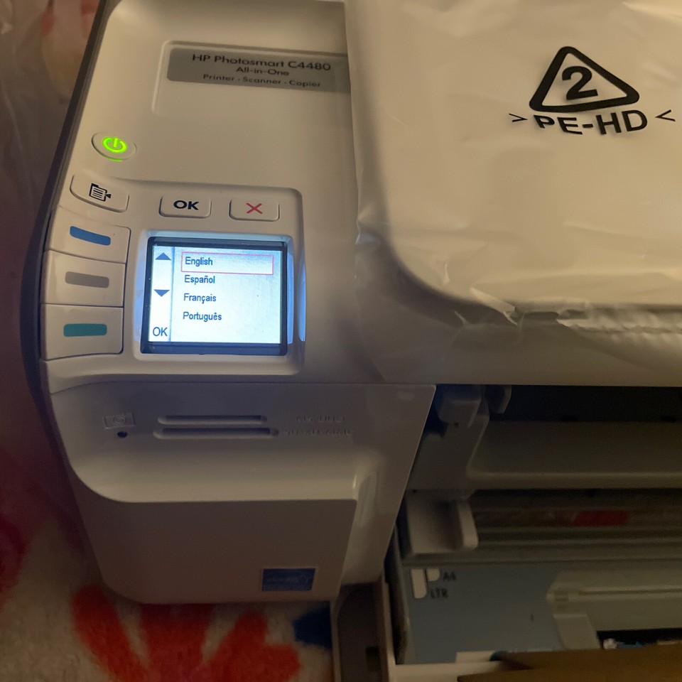 HP Photosmart C4480 All-in-One Printer Scanner Copier Inkjet Printer ...