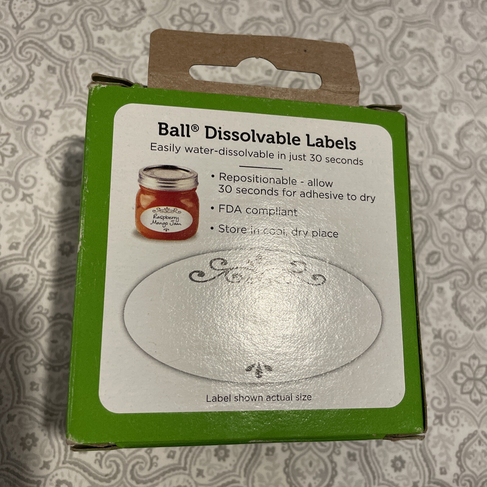 BALL Dissolvable Labels Set of 60 Regular 1 for sale online | eBay