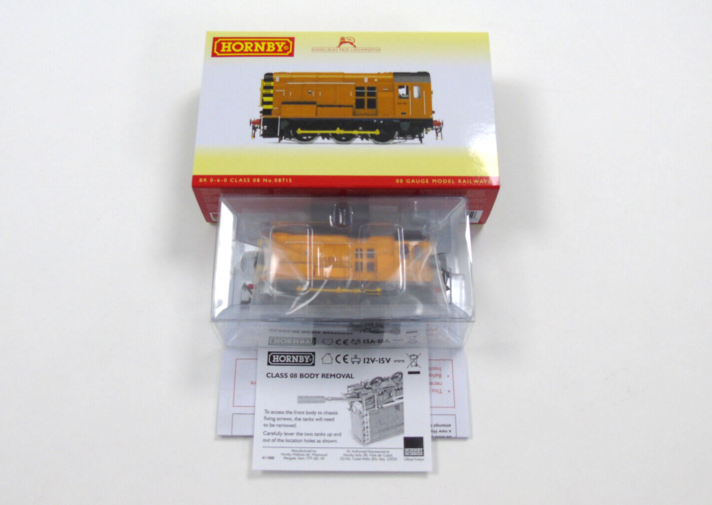 Hornby OO Gauge DCC Ready Diesel Locomotive BR Class 08 0-6-0 08715 Era ...