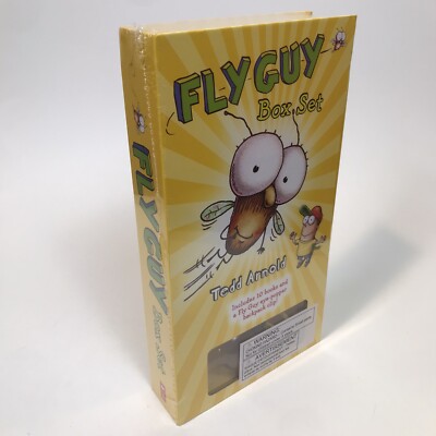 NEW & SEALED Fly Guy BOX SET 10 Books & KEYCHAIN Tedd Arnold Funny ...