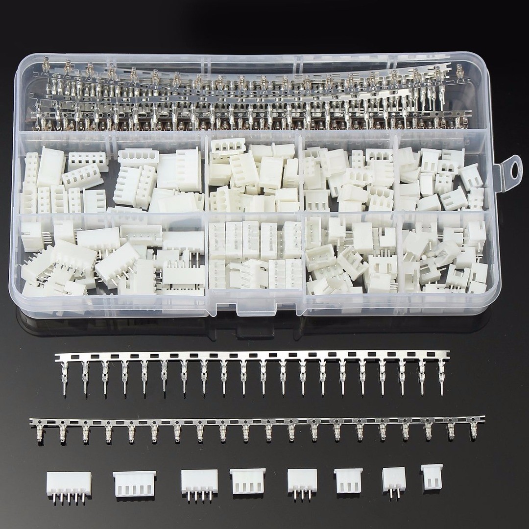 560PCS 2.54mm Wire Housing Connector Kit Crimp PCB Pin Headers Set For ...
