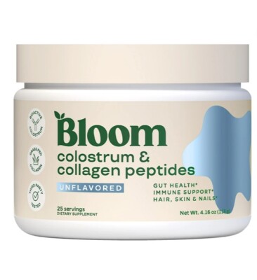 Bloom Colostrum & Collagen Peptides Unflavored | eBay