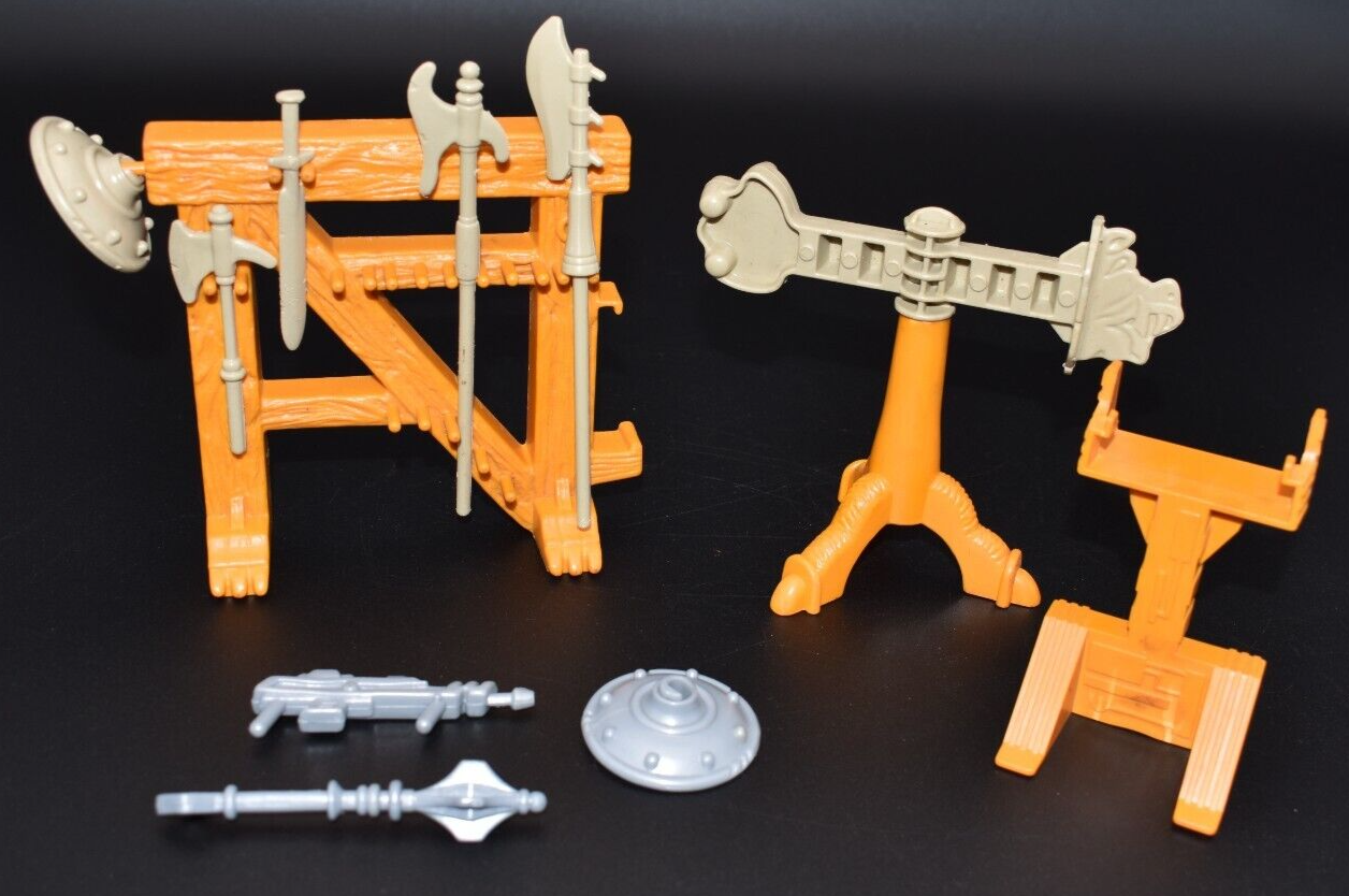 Vtg MOTU Castle Grayskull Weapons Rack ~ Masters of the Universe | eBay
