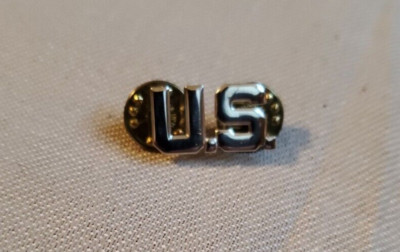 U.S. Script Silver Tone Military Collar Insigna USAF, CAP Civil Air ...