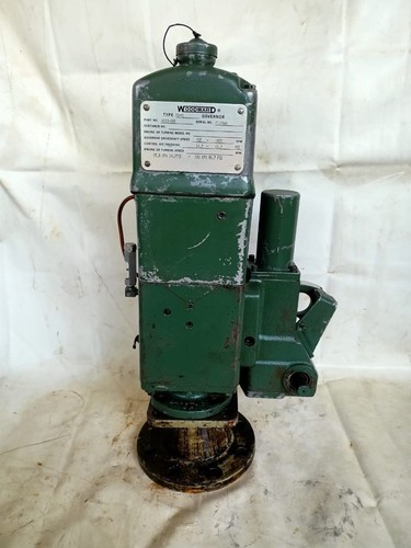 WOODWARD GOVERNOR PG-PL | P/N: 8573-885 | RPM: 332-1030 | SERIAL NO ...