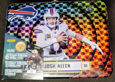 JOSH ALLEN 2025 Panini Revolution Trading Cards Lunch Box Tin Factory ...