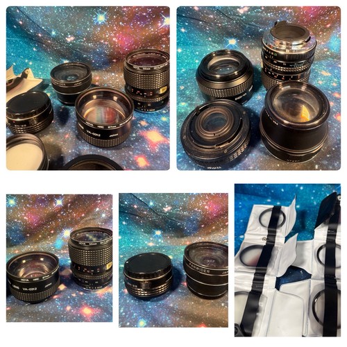 VINTAGE JOB LOT COLLECTION BUNDLE OF CAMERA LENSES LENS FILTERS | eBay