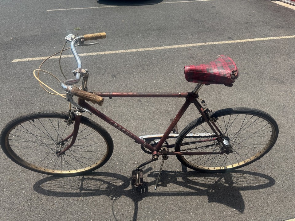 Vintage Raleigh Racer Road Bicycle All Steel Frame As-Is Project | eBay