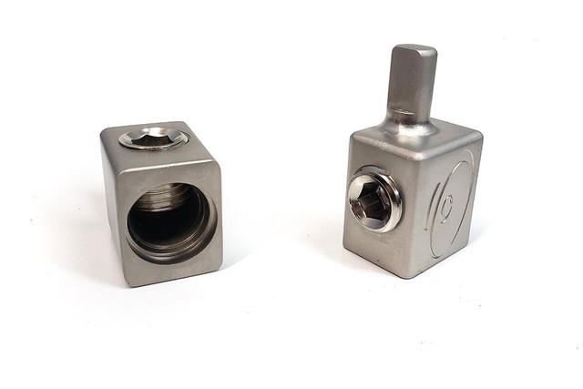 KnuKonceptz Power / Ground 4/0 2/0 to 1/0 Gauge Wire Reducer 0 AWG Amp ...