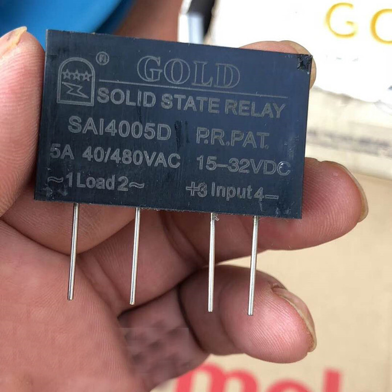 GOLD SAI4005D Solid State Relay 5A 40-480VAC 4 Pins | eBay