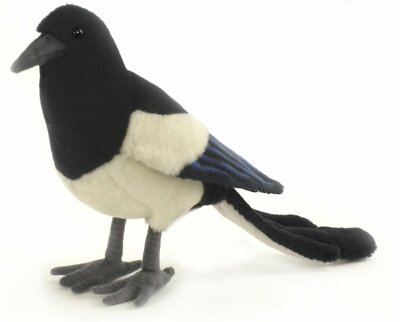 Hansa Pica (Magpie) Plush Soft Toy Bird 5033 Brand New With Tags UK ...
