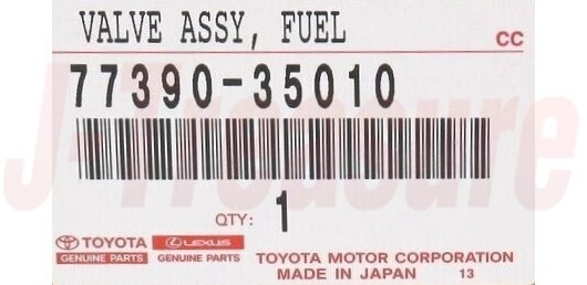TOYOTA 4RUNNER VZN180 VZN185 00-02 Genuine Fuel Tank Inlet Valve 77390 ...