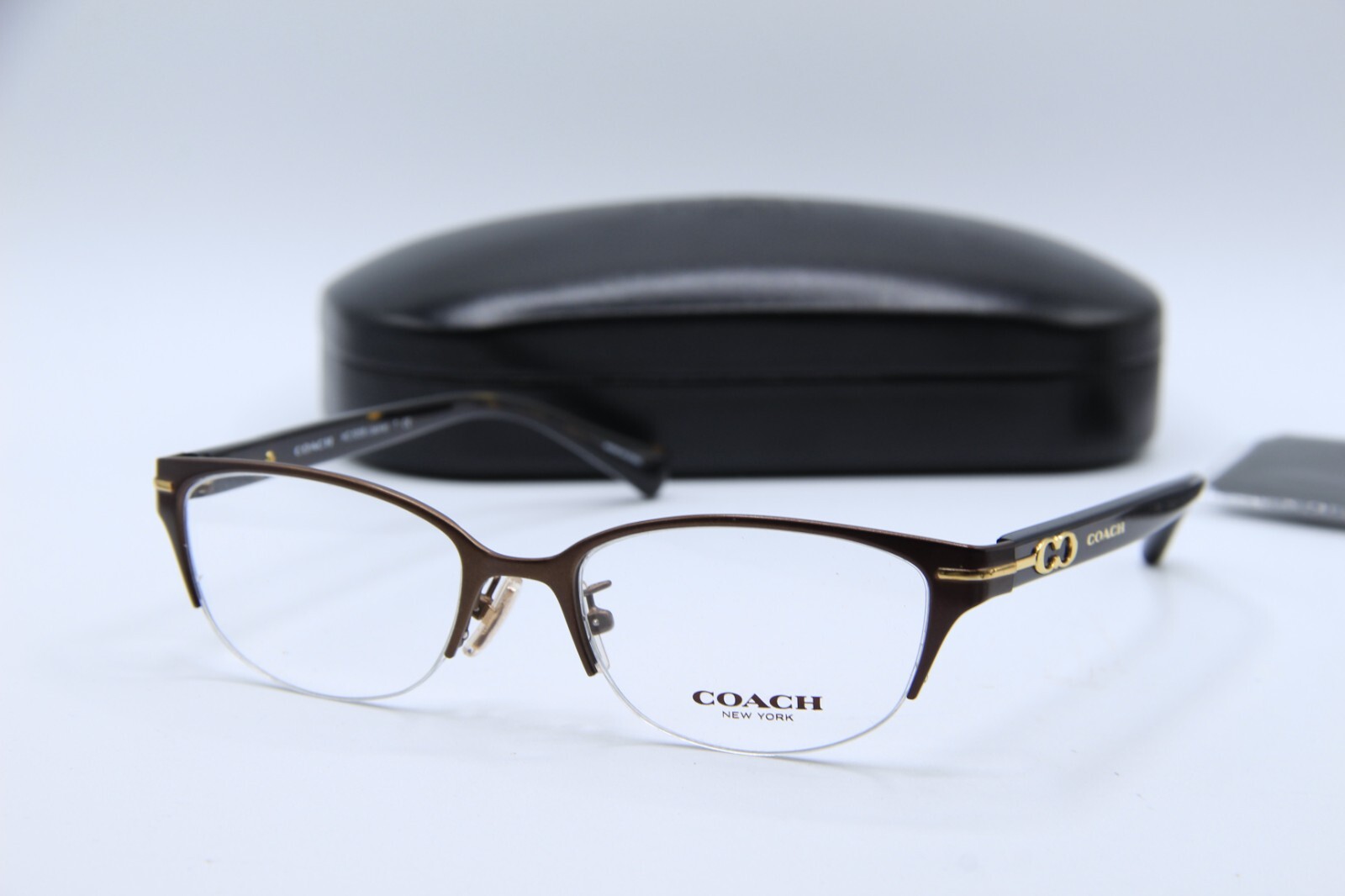 NEW COACH HC 5058 9199 BROWN HAVANA GOLD AUTHENTIC FRAMES EYEGLASSES 49 ...