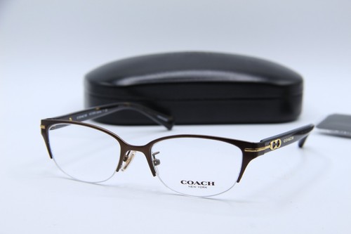 NEW COACH HC 5058 9199 BROWN HAVANA GOLD AUTHENTIC FRAMES EYEGLASSES 49 ...