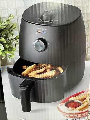 Mainstays 2.2 qt Air Fryer Black - Automatic Shutoff Built-in Timer ...