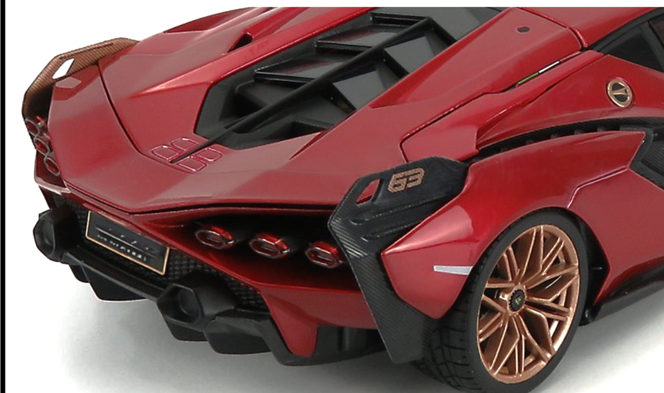 Lamborghini Race Car Hypercar w/Orig. Wheels Rims Custom Built1:18SCALE ...