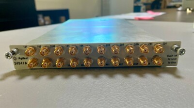 Keysight / Agilent 34941A Quad 1x4 50 Ohm 3 GHz Multiplexer for 34980A ...