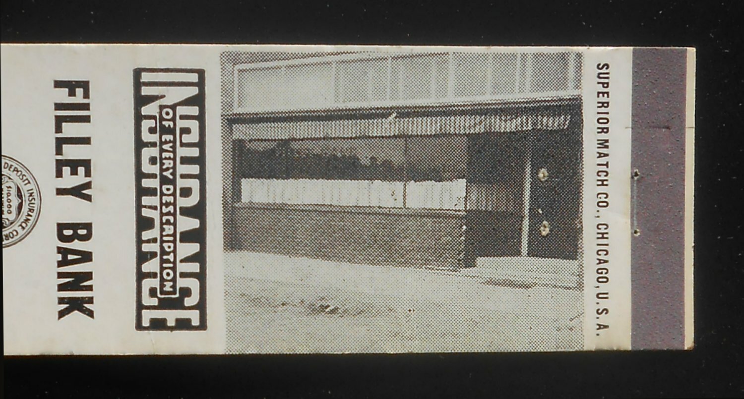 1950s Filley Bank Phone 2521 Photo of Storefront Filley NE Gage Co ...