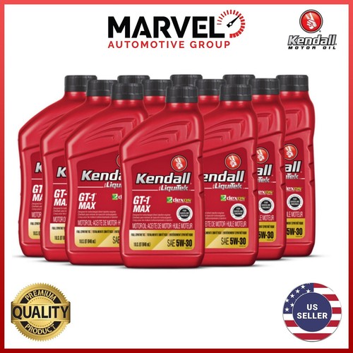 5W-30 Full Synthetic Kendall LIQUID TITANIUM PROTECTION 12 QUARTS DEXOS ...