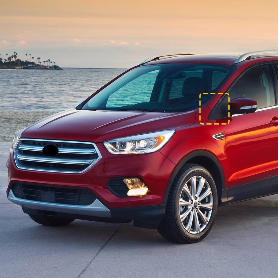 Left Side Mirror Rearview Triangle Molding Cover Trim Fit Ford Escape ...