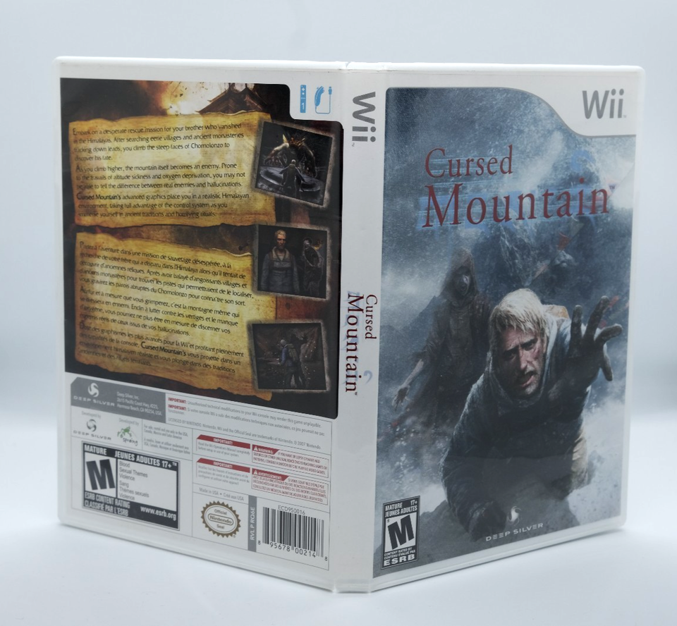 Cursed Mountain (Nintendo Wii, 2009) With Manual 895678002148| eBay