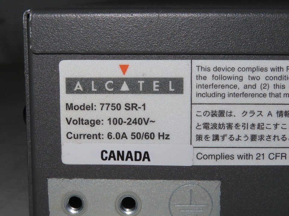 ALCATEL 3HE00061 7750 SR-1 SRV RTE 1 w/ dual M10-1GB-SFP-B | eBay