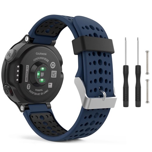 Silicone Watch Band Strap for Garmin Forerunner 735XT 235 620 Approach ...