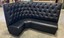 Corner Wall bench L shape Upholstered Diamond Tufted 48"high back Made ...