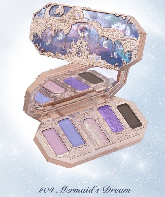 Flower Knows Moonlight Mermaid Five Color Jewelry Eyeshadow Palette ...