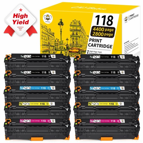 10x Toner Cartridges for Canon 118 Color ImageCLASS MF8580CDW MF8380CDW ...